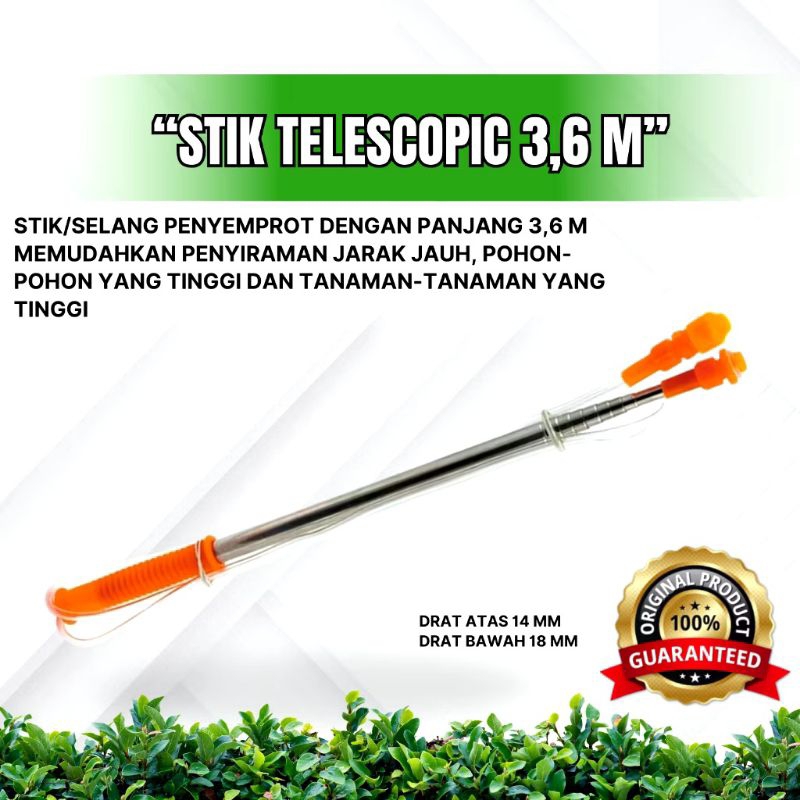 Jual STIK TANGKI TENG SEMPROT/ STIK TELESCOPIC 2,6M / 3,6M SPRAYER ...