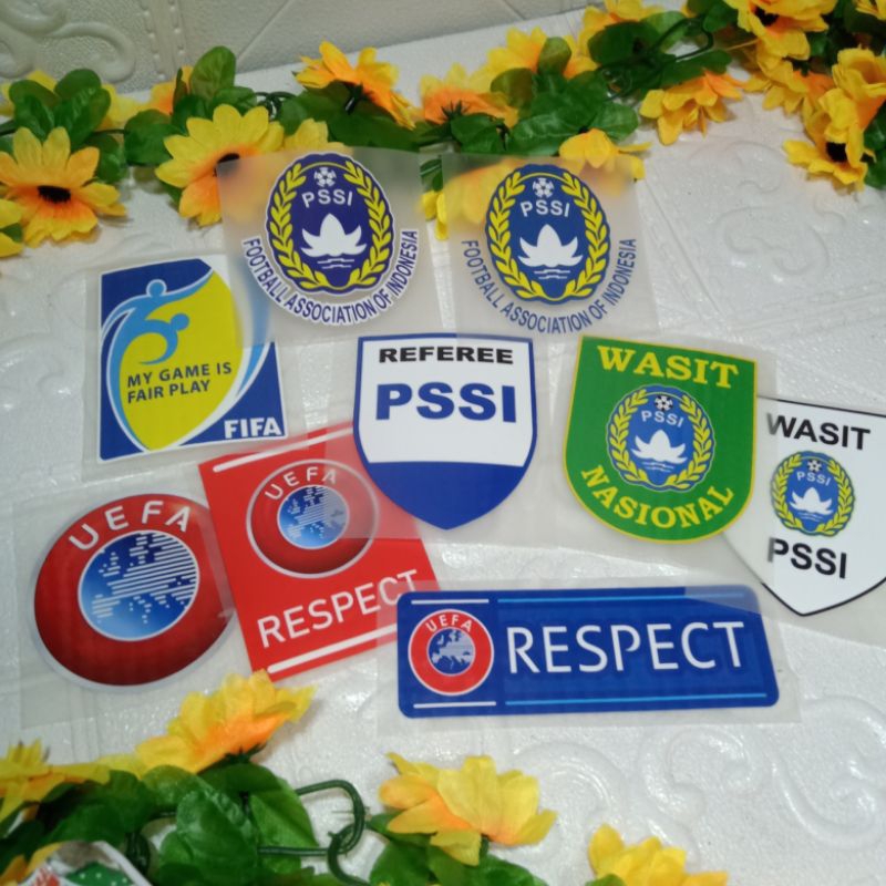 Jual [NEW] DTF LOGO PSSI, WASIT, REFEREE, FAIRPLAY, UEFA, RESPECT UEFA ...