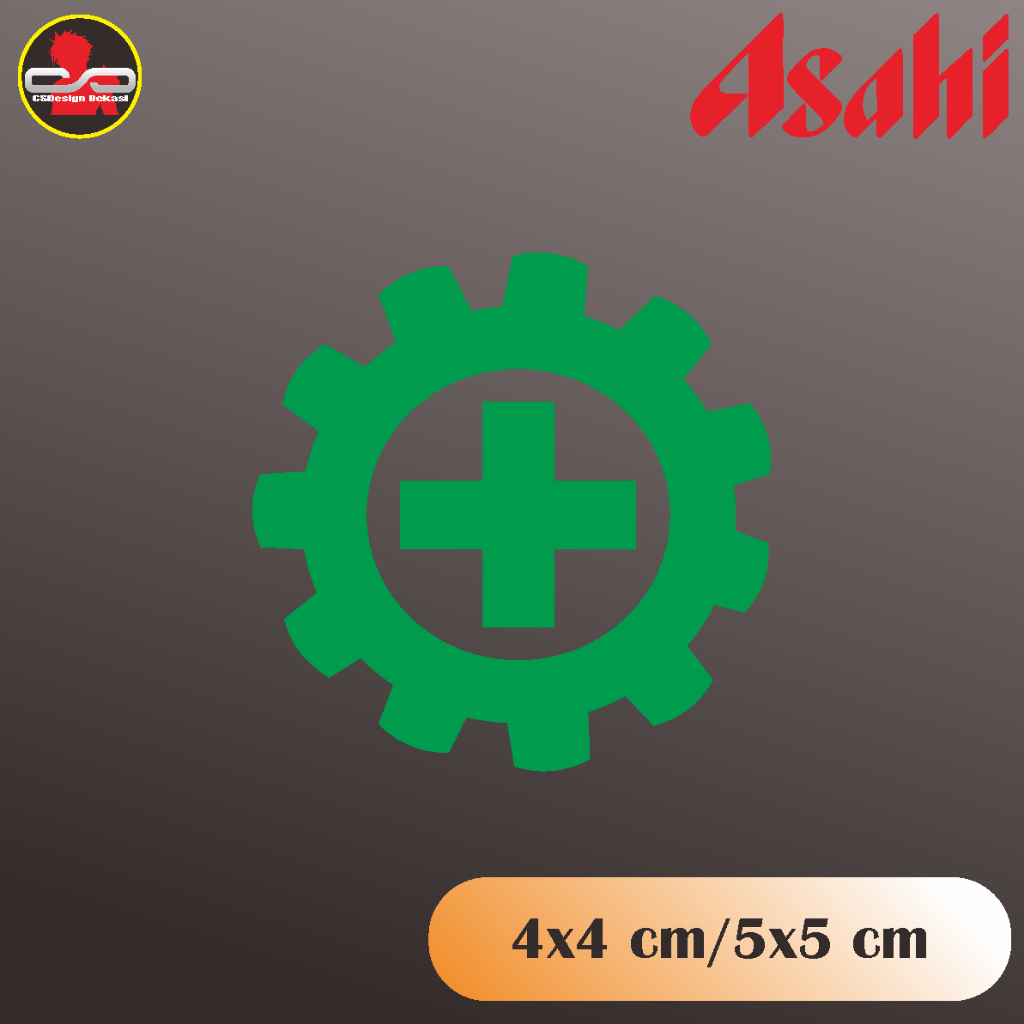 Jual Cutting Stiker Logo K3 Safety First Utamakan Keselamatan, Asahi ...