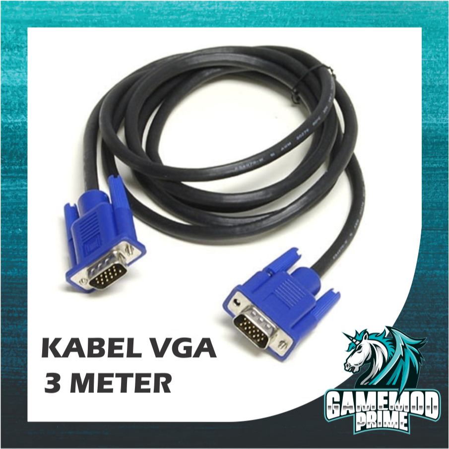 Jual KABEL VGA 3M / 3 METER / VGA 3 METER | Shopee Indonesia