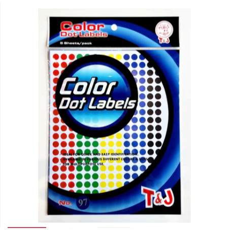 Jual Tom And Jerry Label Sticker Self Adhesive Labels Dot Color Bulat ...