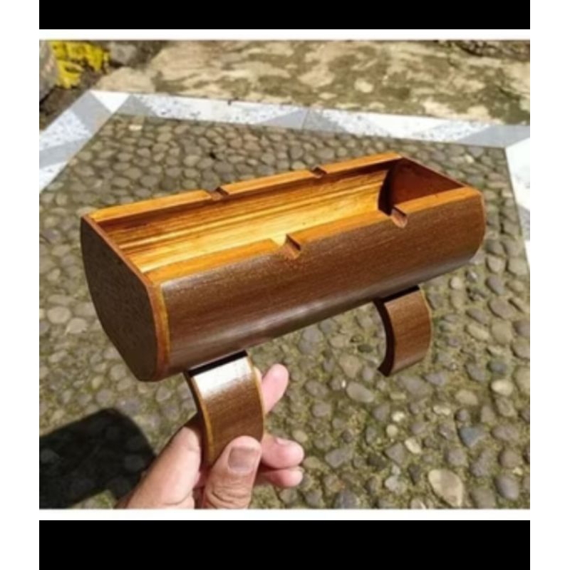 Jual KERAJINAN BAMBU TEMPAT ASBAK JUMBO sudah di cat | Shopee Indonesia