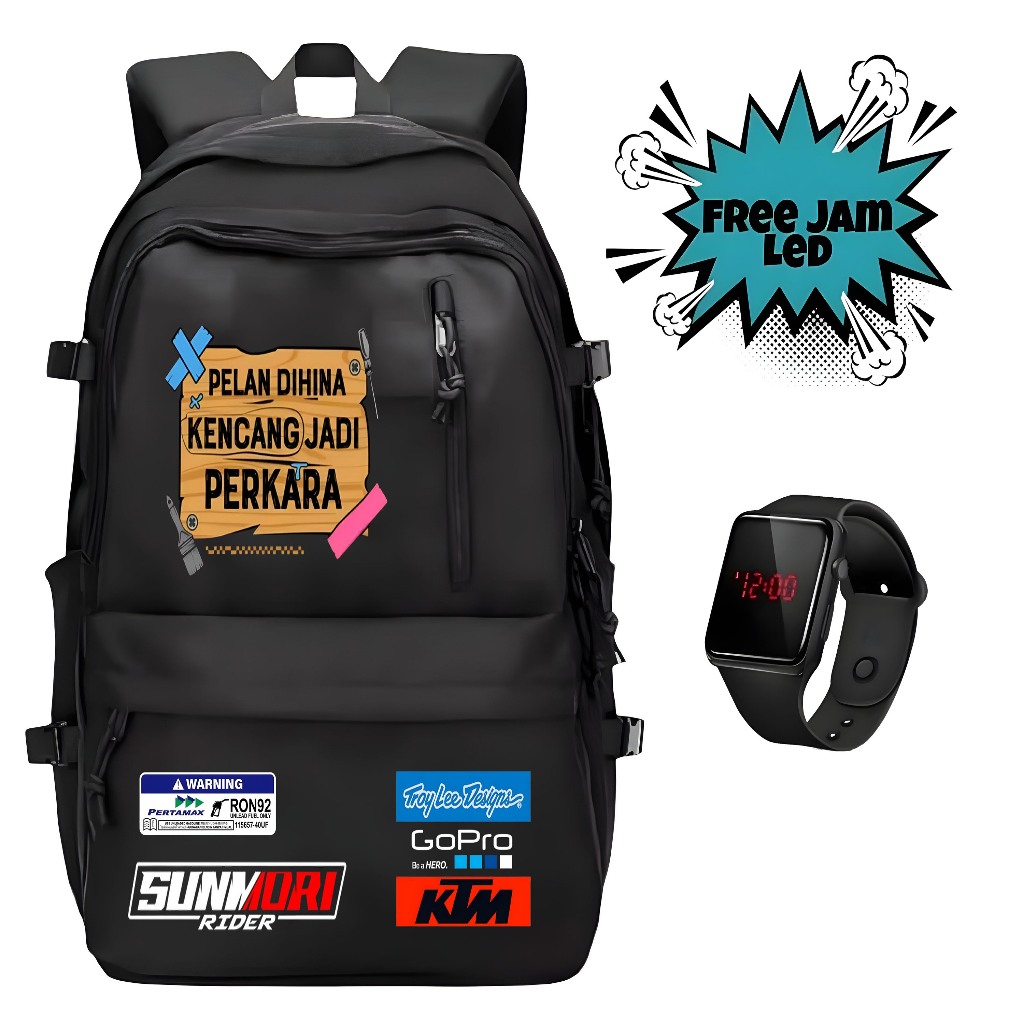 Jual Tas Ransel Backpack Pria Casual Model Cargo Terbaru 2025 Tas Kece ...