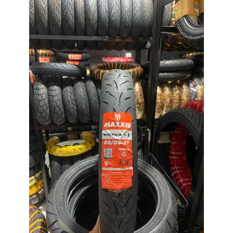Jual BAN MOTOR TUBLESS MAXXIS VICTRA 80/80-17 DUALCOMPOUND UNTUK SUPRA ...