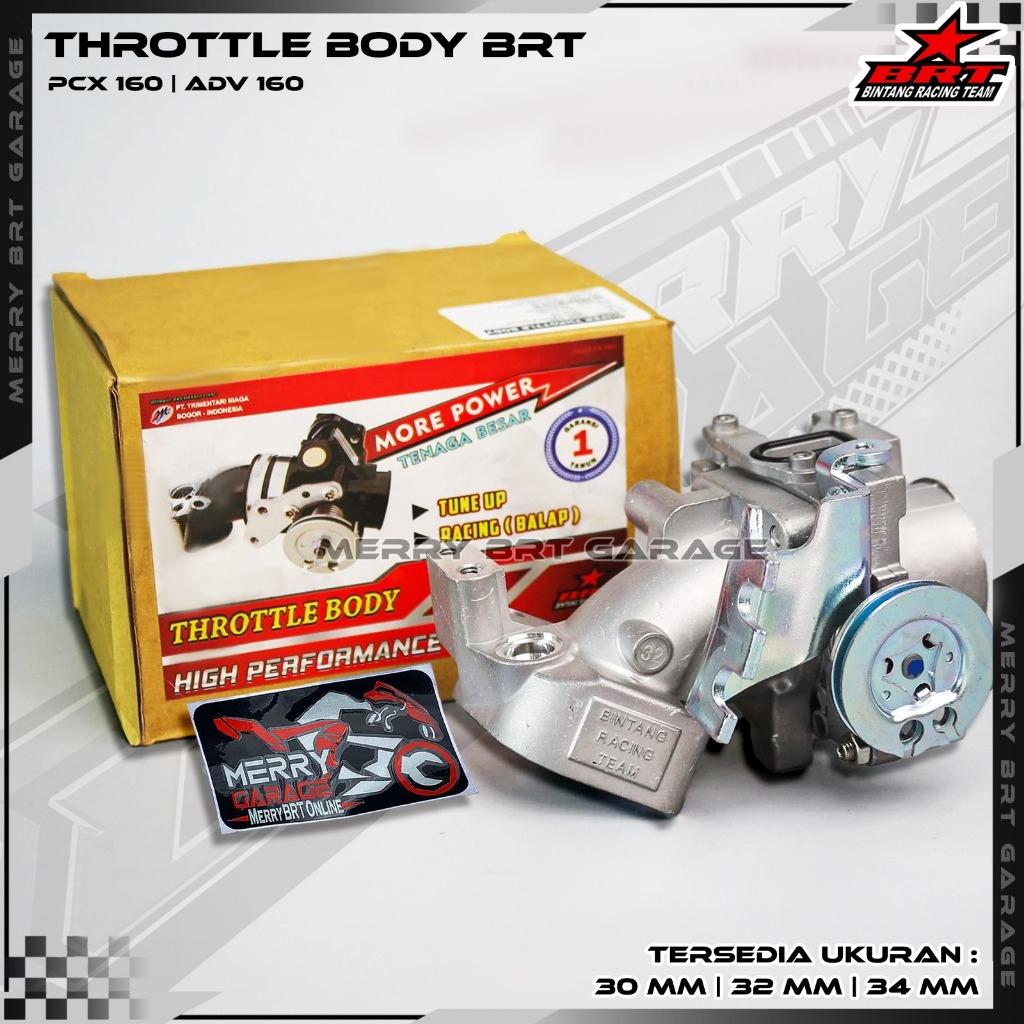 Jual Throttle Body BRT TB PCX 160 / ADV 160 30mm 32mm 34mm | Shopee ...