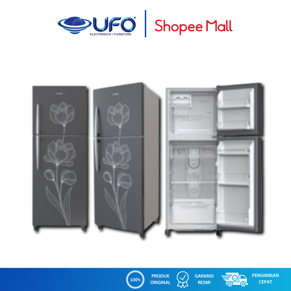 Jual Polytron Kulkas 2 Pintu Non Inverter 210 Liter PRB217TY | Shopee ...