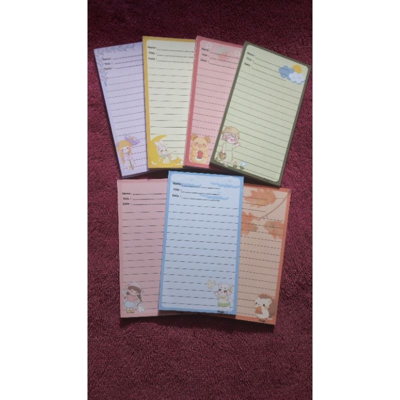 Jual sticky notes-draft word book cartoon memo | Shopee Indonesia