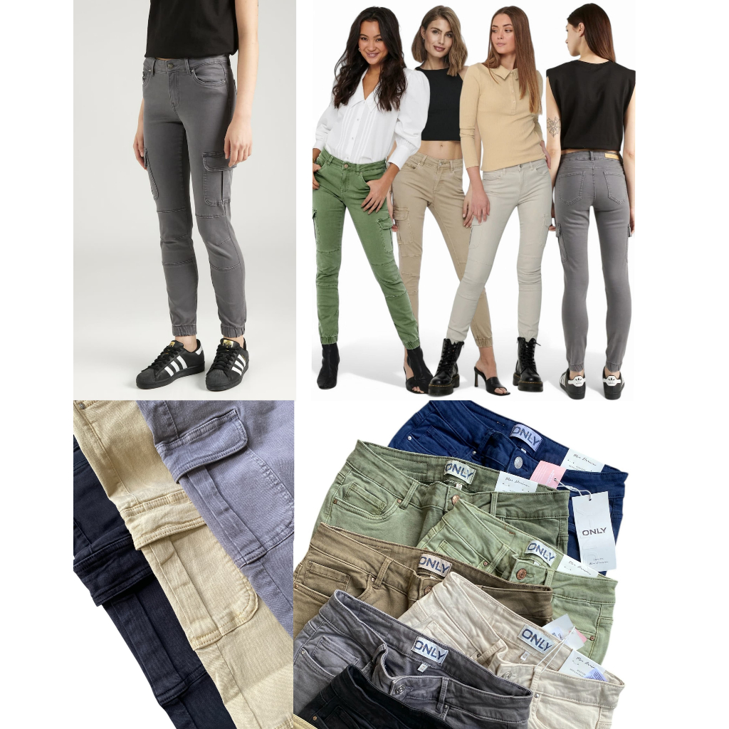 Jual Celana Cargo Jogger Only Missouri Slim Fit Trousers - 7629 ...
