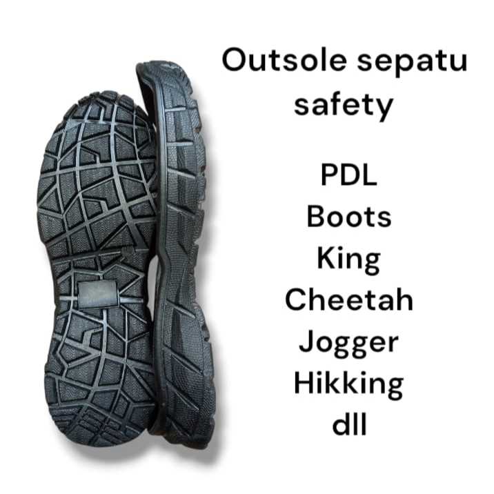 Jual Outsol karet mentah terbaru / alas sepatu safety pdl boots King ...