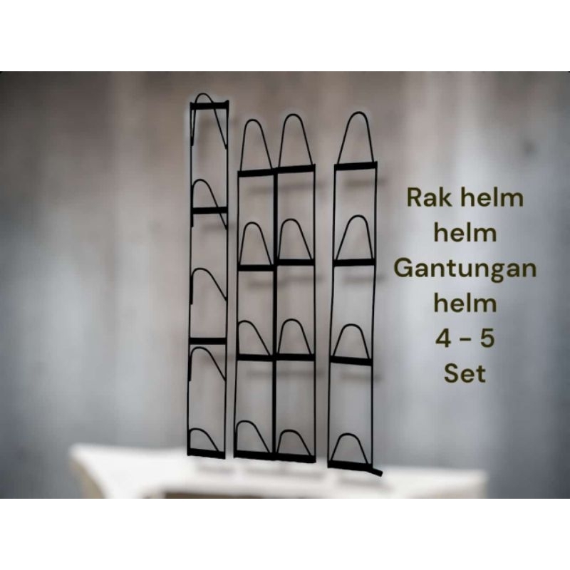 Jual rak gantung helm gantungan helm rak helm rak dinding+ GANTUNGAN ...