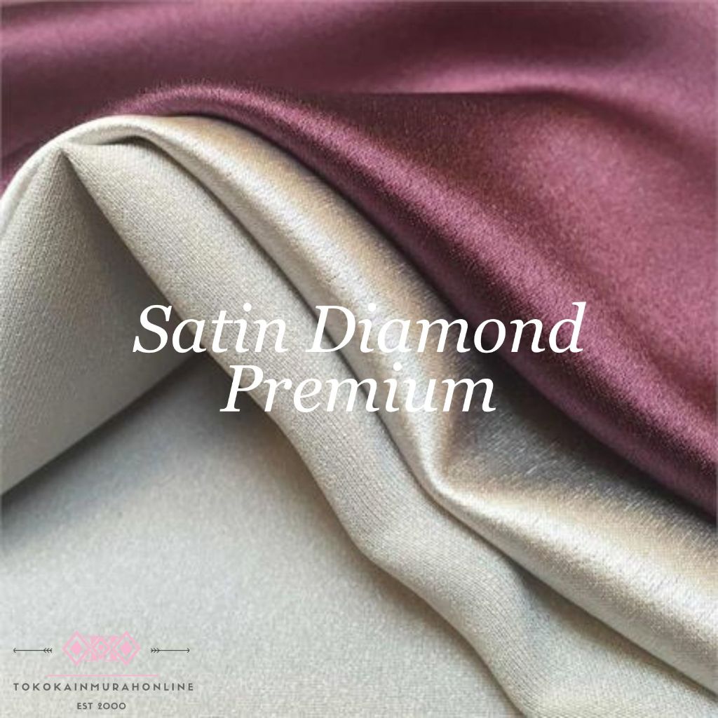 Jual Kain Satin Diamond Silk Korea Nina Ricci Original 100% Premium ...