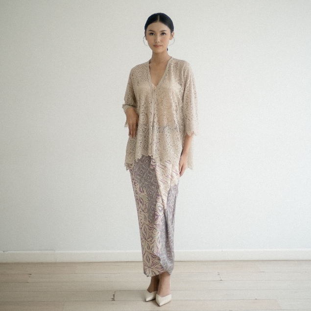 Jual PAPELARIA - Outer Kebaya Lace Brokat Brukat Chantilly Premium ...