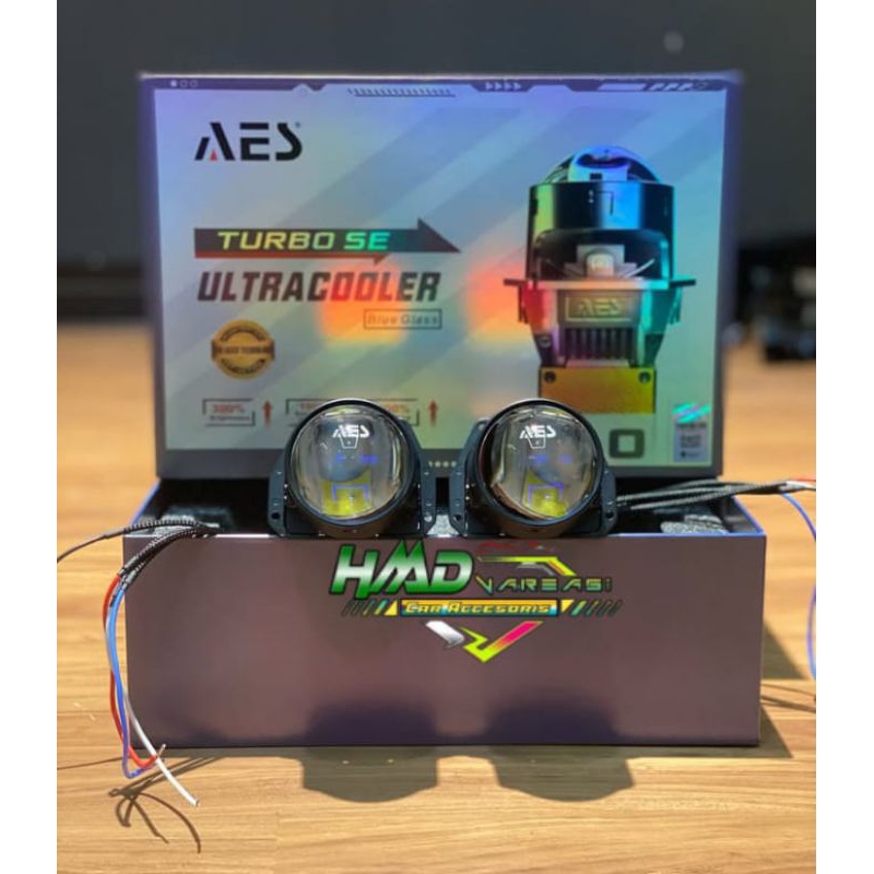 Jual Bi-Laser led Projector AES TURBO SE ULTRA Cooler 2 Inch Bi-Laser ...
