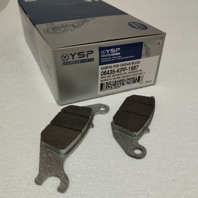 Jual YSP (1BOX:10PCS) DISPAD BELAKANG SUPRA X 125 (KPP) /SATRIA FU 150 ...