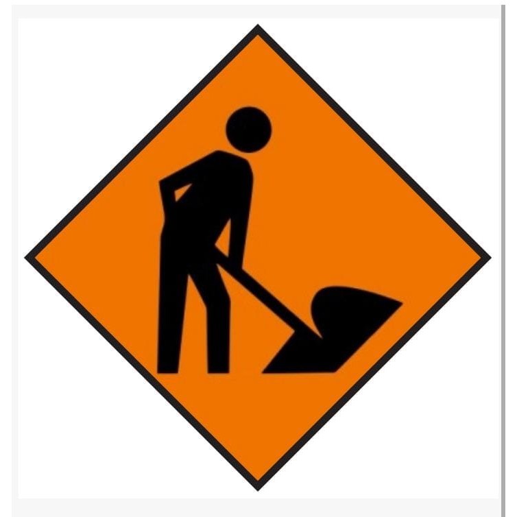 Jual Stiker Rambu Ada Pekerjaan Galian 35 x 35 cm | Shopee Indonesia