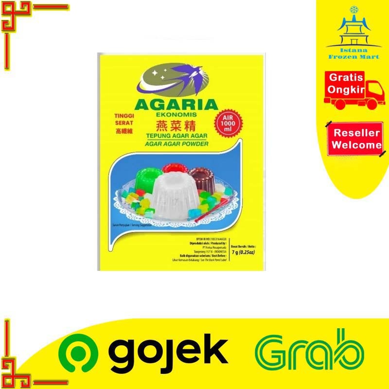 Jual Agaria Tepung Agar Agar Putih 7gr - NUTRIJELL | Shopee Indonesia