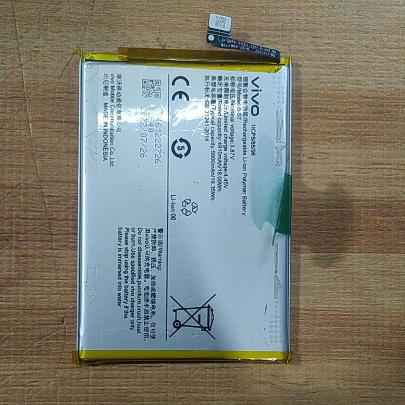 Jual Battery Vivo y16 Original | Shopee Indonesia