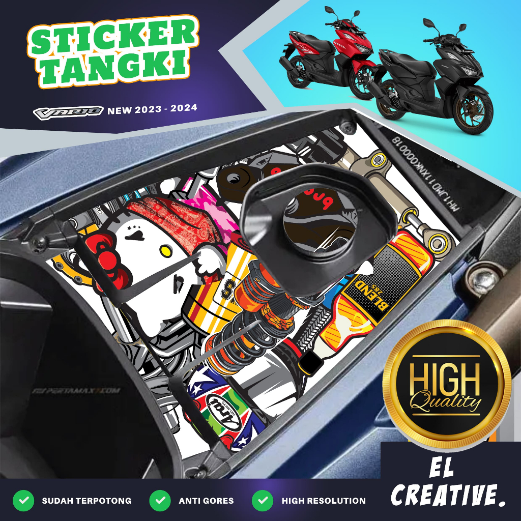 Jual vario new 2023-2024 Sticker tangki motor viral sticker tangki gas ...