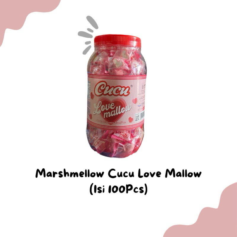 Jual Marshmallow Cucu Love Mallow (Isi 100pcs) | Shopee Indonesia