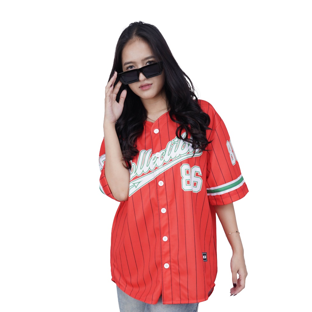 Jual Flame / 86 / Baseball Series / Jersey / Streetwear / Korea / NFL ...