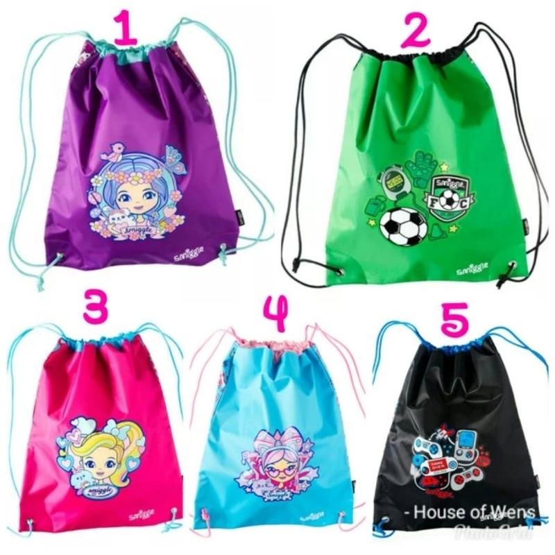 Jual SMIGGLE SQUAD DRAWSTRING BAG - TAS DRAWSTRING SMIGGLE - ORIGINAL ...
