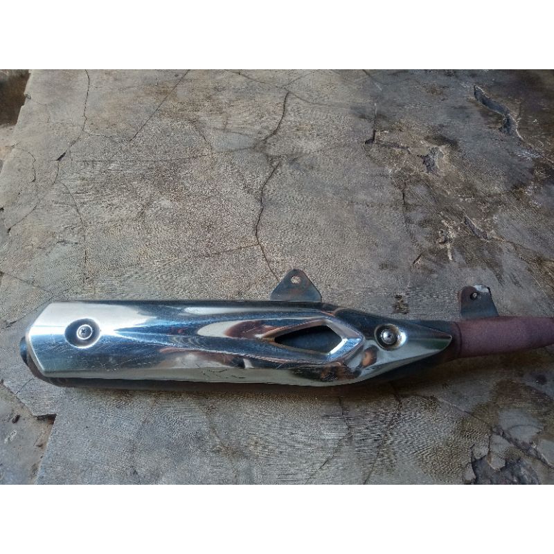 Jual Silincer/tabung knalpot copotan original shogun FL RR Robot ...