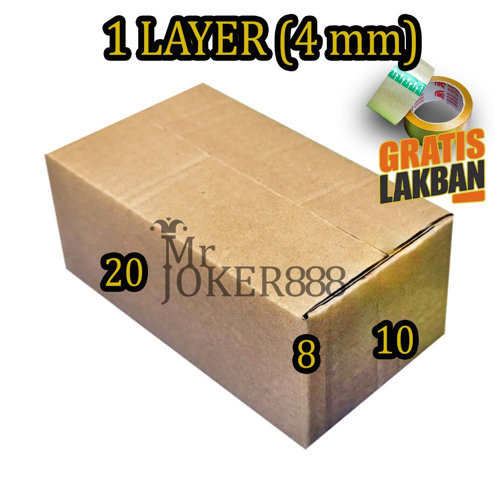 Jual Kardus 20x10x8 cm | Packing Online Hp, Skincare/Kosmetik ...