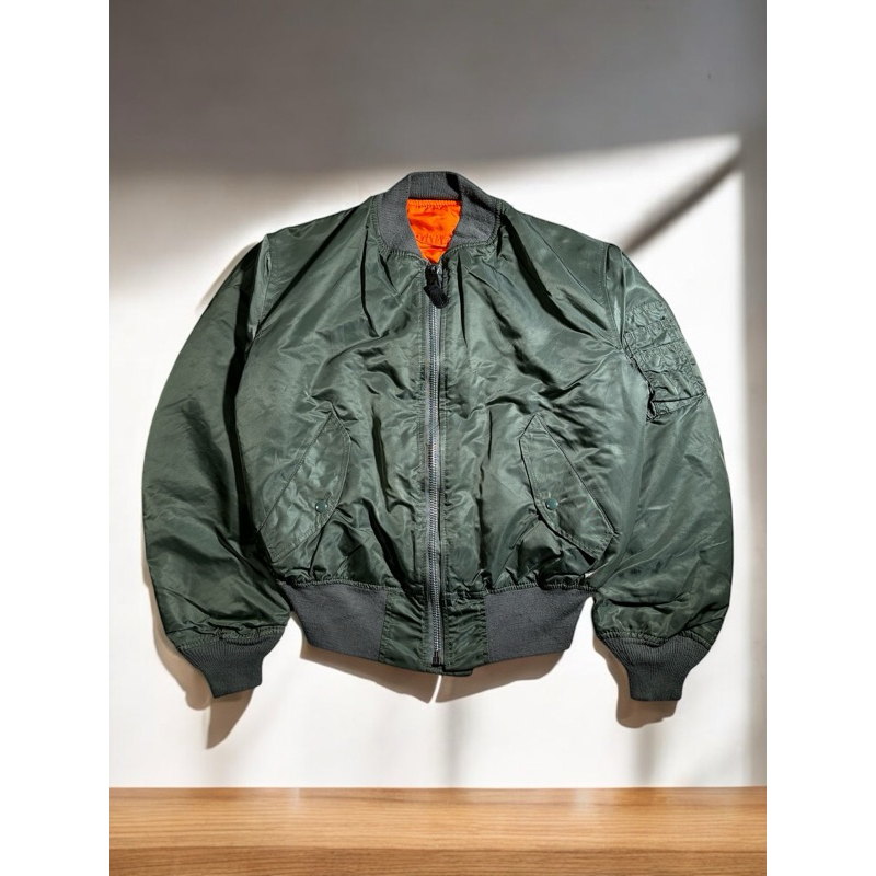 Jual ALPHA INDUSTRIES reversible ma1 bomber jacket ORIGINAL 100% | Shopee Indonesia