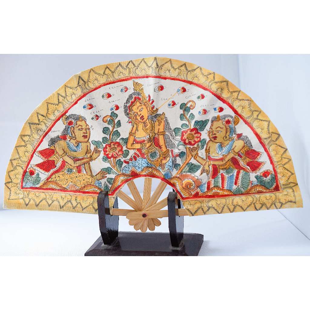 Jual Kipas Motif Lukisan Wayang Kamasan | Shopee Indonesia