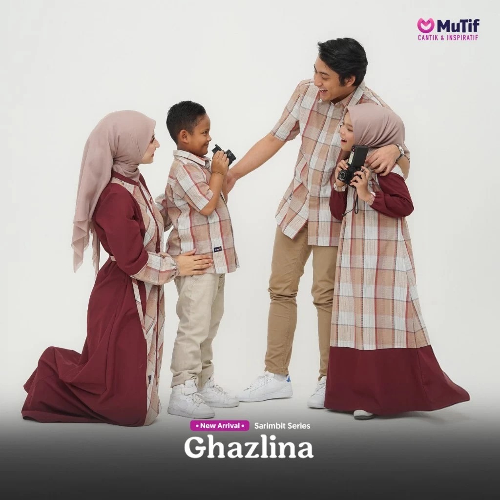 Jual SARIMBIT 2025 GHAZLINA BY MUTIF BURGUNDY | Shopee Indonesia