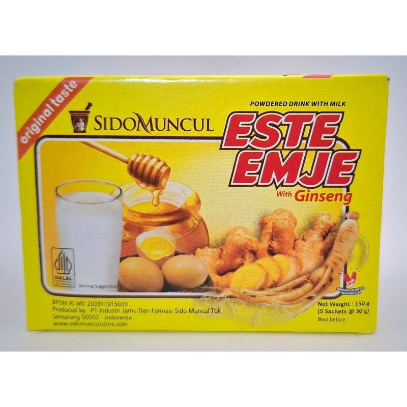 Jual ESTE EMJE SIDO MUNCUL PLUS GINSENG ( original taste ) isi 5 ...