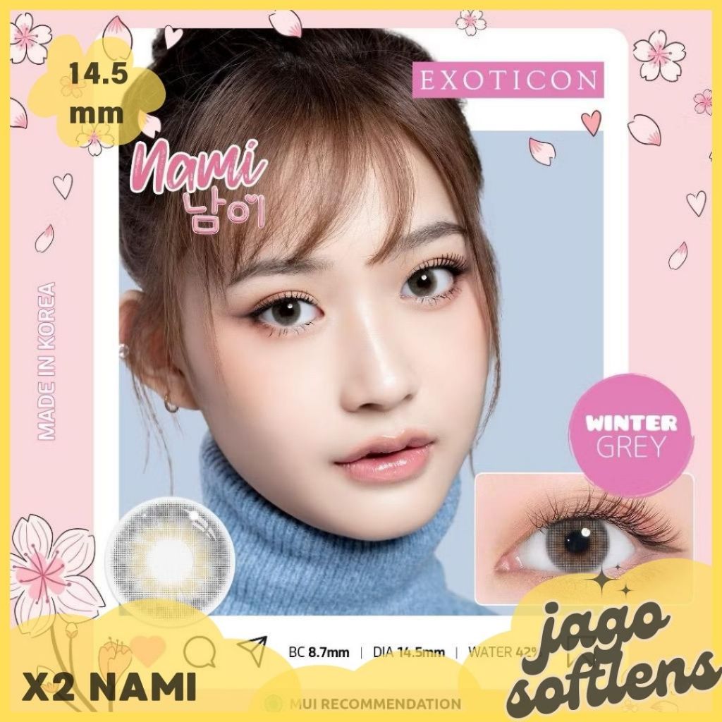 Jual JAGO SOFTLENS BISA COD - SOFTLENS X2 NAMI 14,5MM NATURAL NORMAL ...