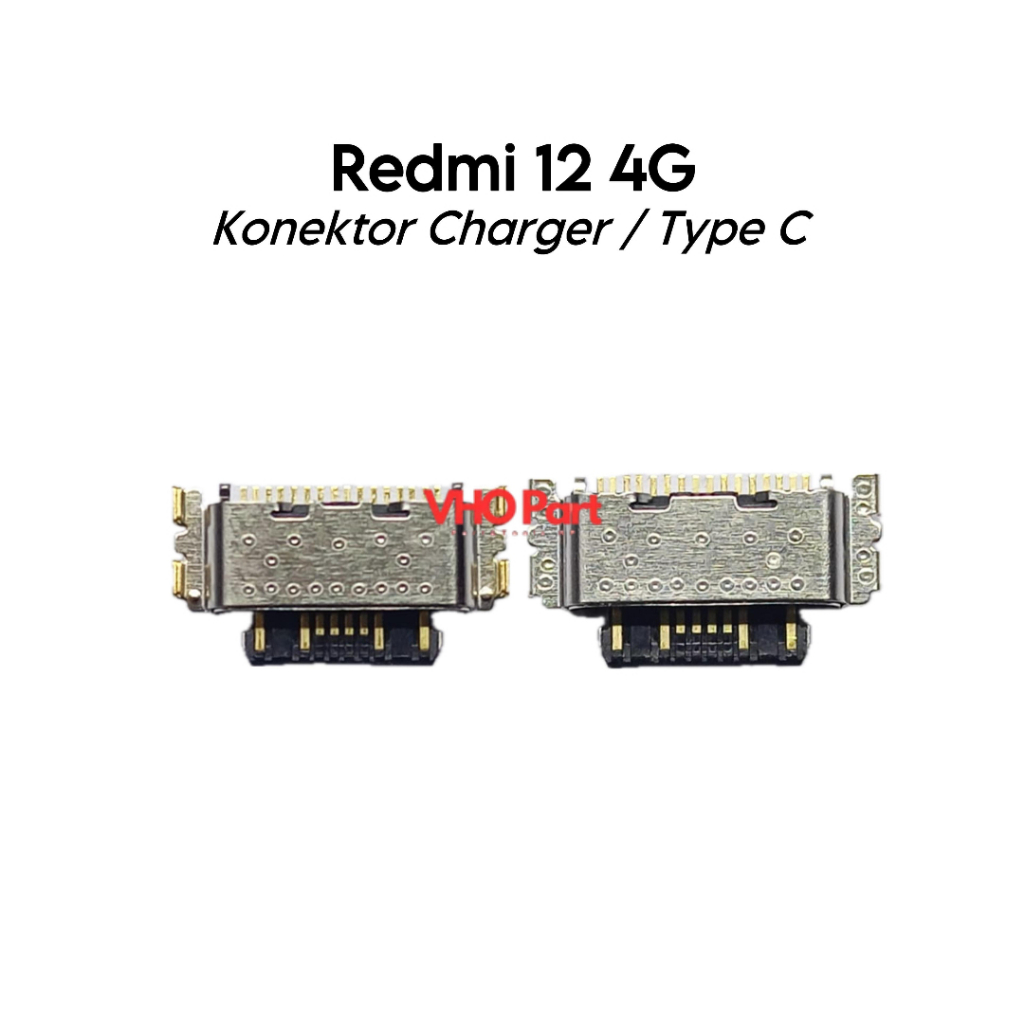 Jual Konektor Charger Only Tipe C Redmi 12 4G / 23053RN02A / 23053RN02Y ...