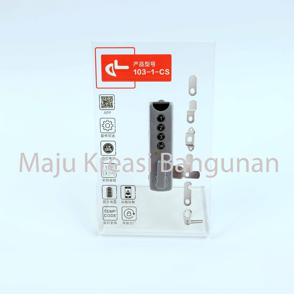 Jual Maju Kreasi Bangunan - Kunci Smart Lock Loker Digital Kode Nomor ...