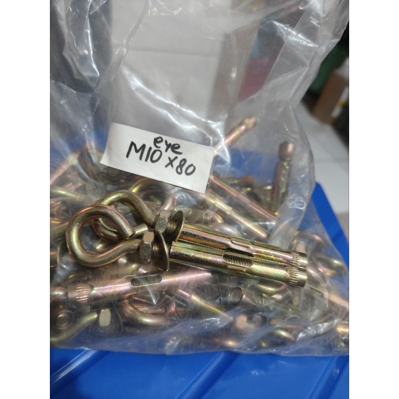 Jual eye anchor dynabolt M10 x 80 / eye anchor dynabolt M10 x 80/ eye ...
