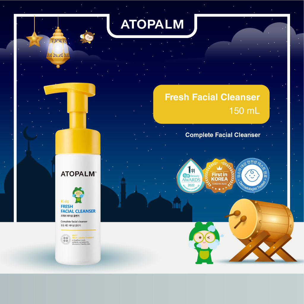 Jual ATOPALM Fresh Facial Cleanser Kids 150ml - Sabun Cuci Muka Anak ...
