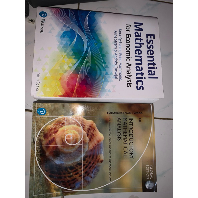 Jual ORIGINAL - ESSENTIAL MATHEMATICS & INTRODUCTORY MATHEMATICAL ...