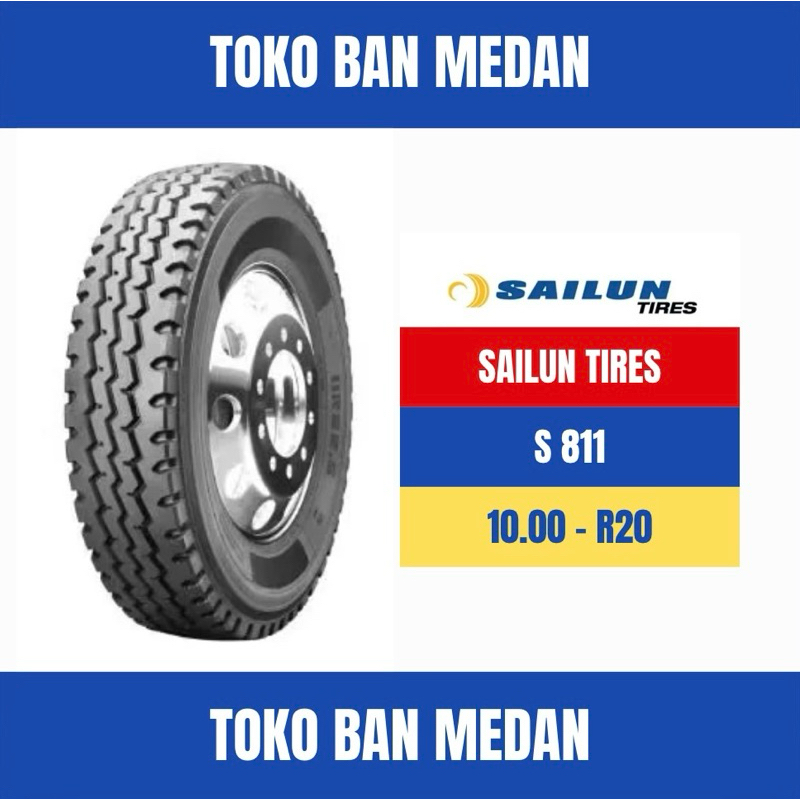 Jual BAN TRUK SAILUN S811 1000 R20 KAWAT ( KOMPLIT BAN DALAM DAN ...