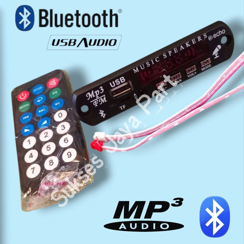 Jual Kit Mp3 Bluetooth Modulator usb + Remote | Shopee Indonesia