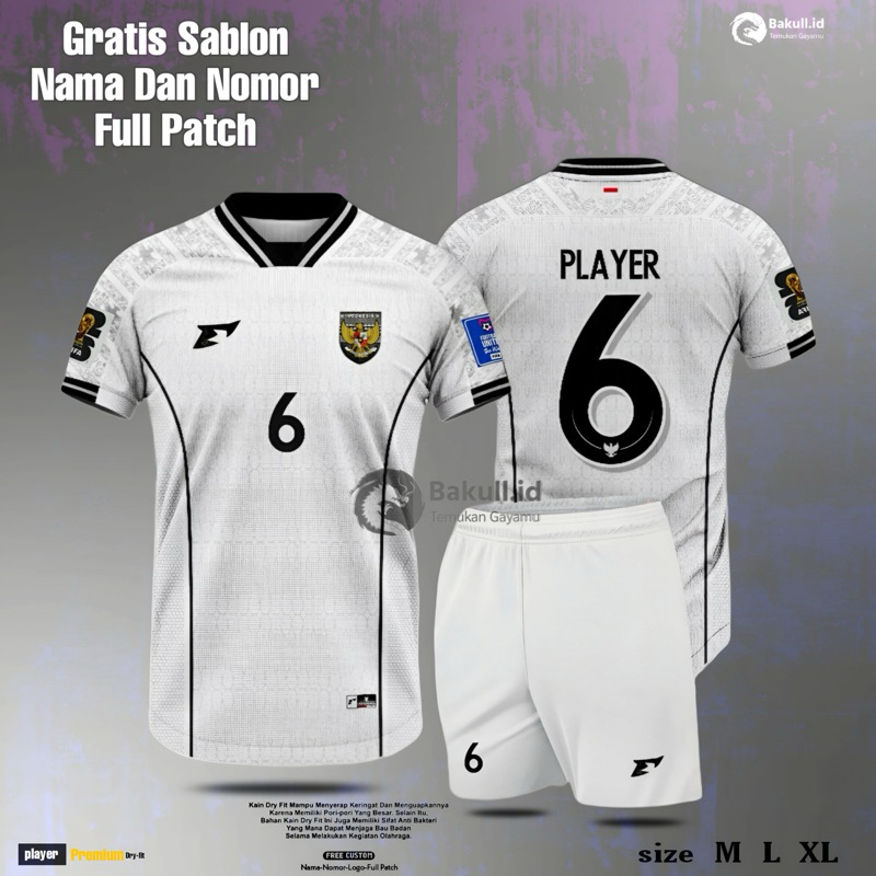 Jual GRATIS SABLON NAMA NOMOR LOGO FULL PATCH PILDUN JERSEY TIMNAS ...