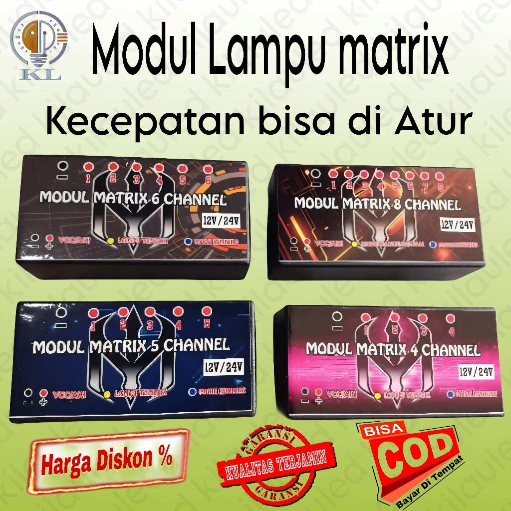 Jual Modul Matrix Lampu BiLED Custom LED Motor Mobil Universal | Shopee ...