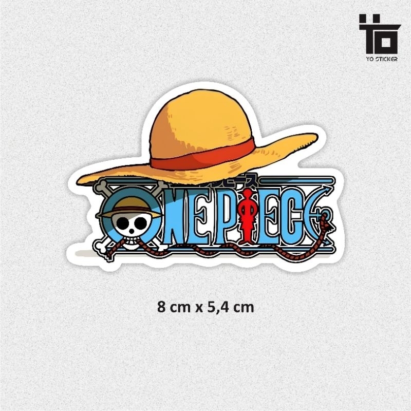 Jual STICKER ONE PIECE/TOPI JERAMI/MUGIWARA/STICKER ANIME/STICKER KEREN ...