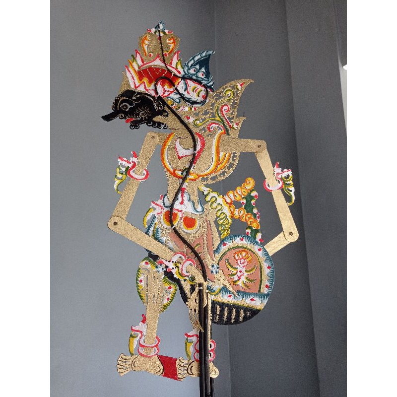 Jual Wayang kulit asli Indonesia Tokoh DURYUDANA MAHKOTA | Shopee Indonesia