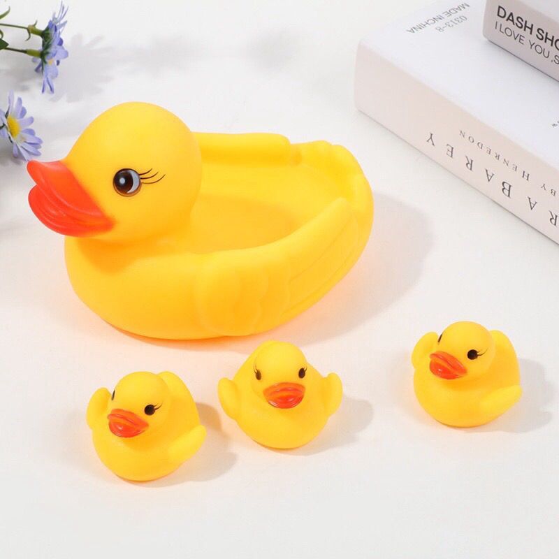 Jual [Set Small] Mainan Mandi Anak Bebek Karet Bunyi Untuk Mandi 1 ...