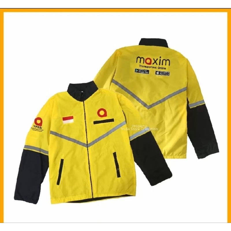 Jual PROMO!! Footstep ID Jaket Maxim Warna Kuning Hitam Waterproof ...