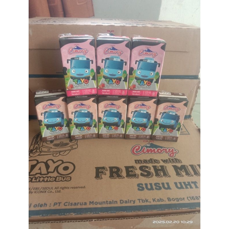 Jual Susu cimory uht mini 125ml, uht Tayo, | Shopee Indonesia