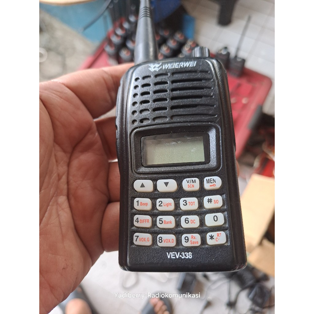 Jual Ht Weierwei Vev338 Bekas VEV-338 Frekuensi VHF Second Bekas Ht China Terbaik VEV 338 VHF ...