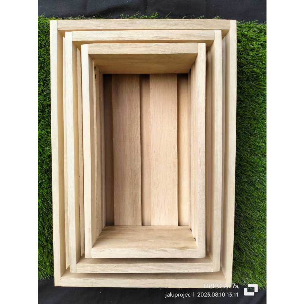 Jual BOX HAMPERS KOTAK PARCEL KAYU HANTARAN AESTETIC | Shopee Indonesia