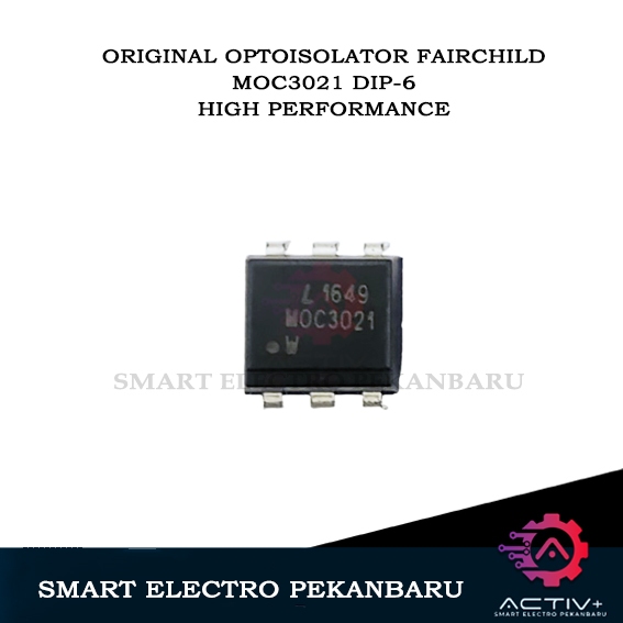 Jual ORIGINAL MOC3021 DIP-6 FAIRCHILD OPTOISOLATOR Optocoupler AC Driver DIP 6 P MOC 3021 Ori ...