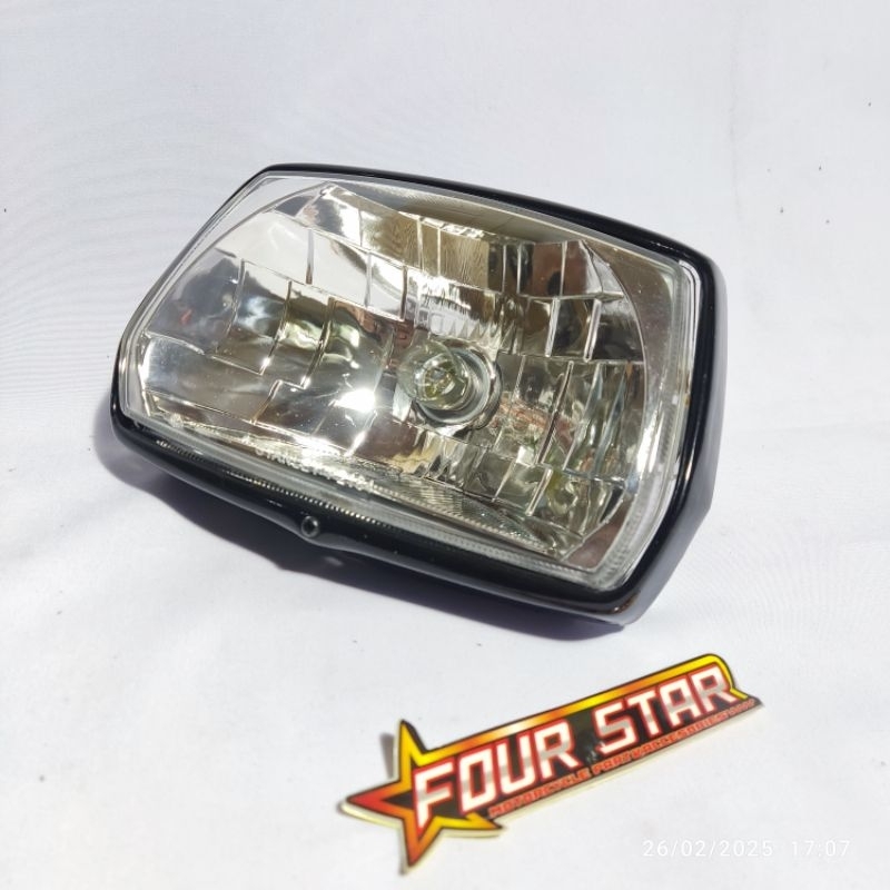 Jual Reflektor Lampu Depan Assy Astrea Prima Star EX-5 Kaca Bening ...